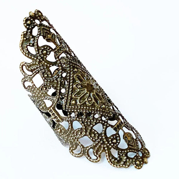 Gothic Filigree Finger Wrap Ring - Gothic Grace Inc